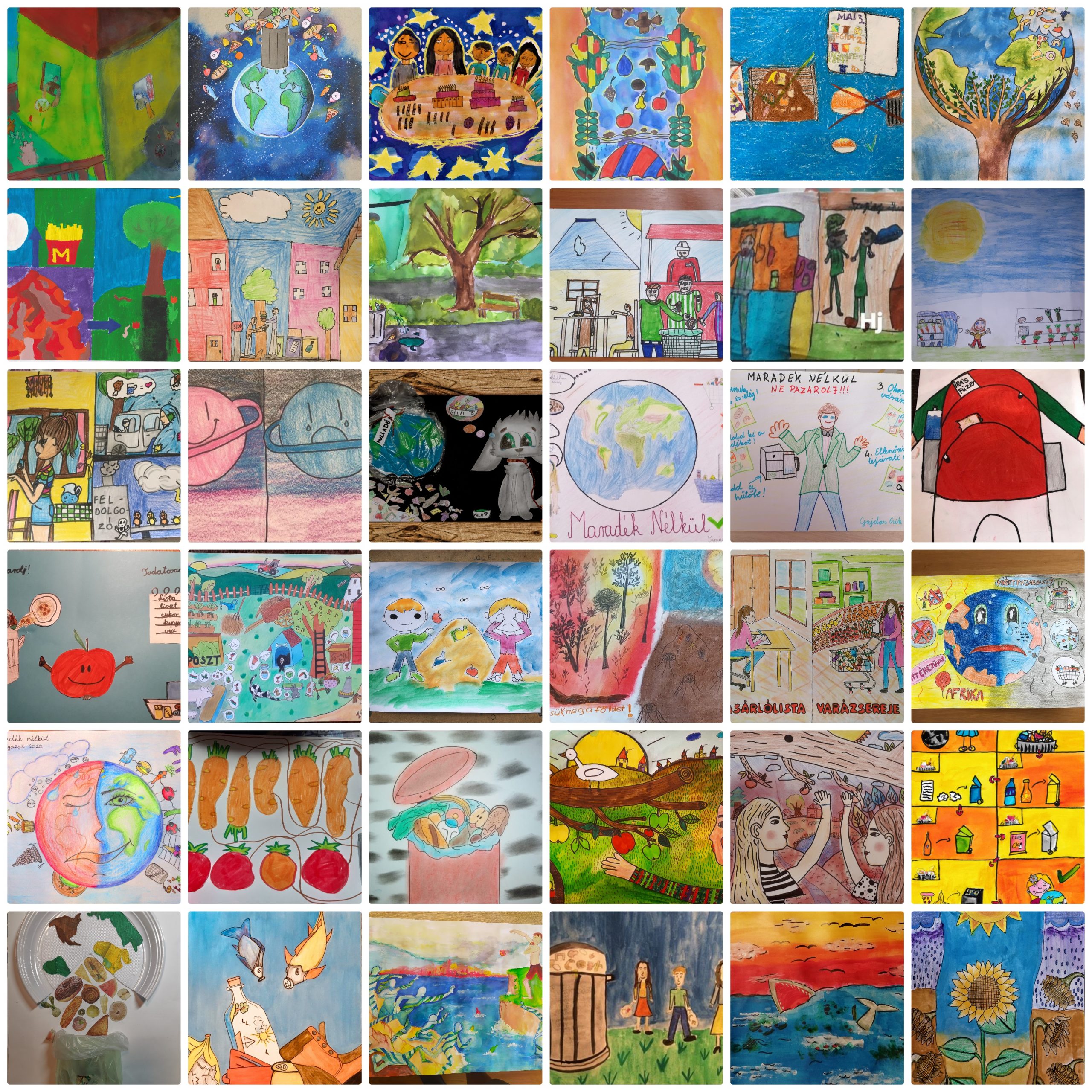 Drawing contest for school children about food waste prevention ...